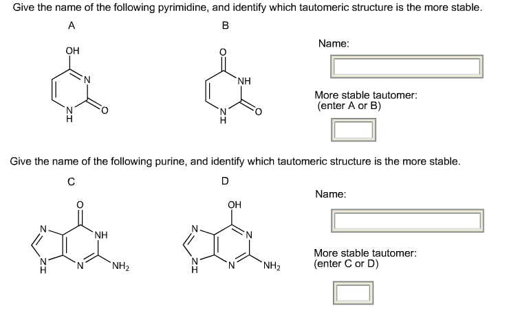 Give the name of the following pyrimidine, and | Chegg.com