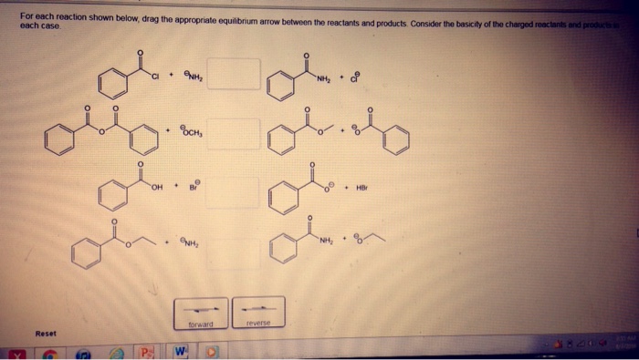 Solved For each reaction shown below, drag the appropriate | Chegg.com