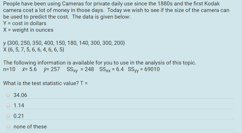 Solved People have been using Cameras for private daily use | Chegg.com