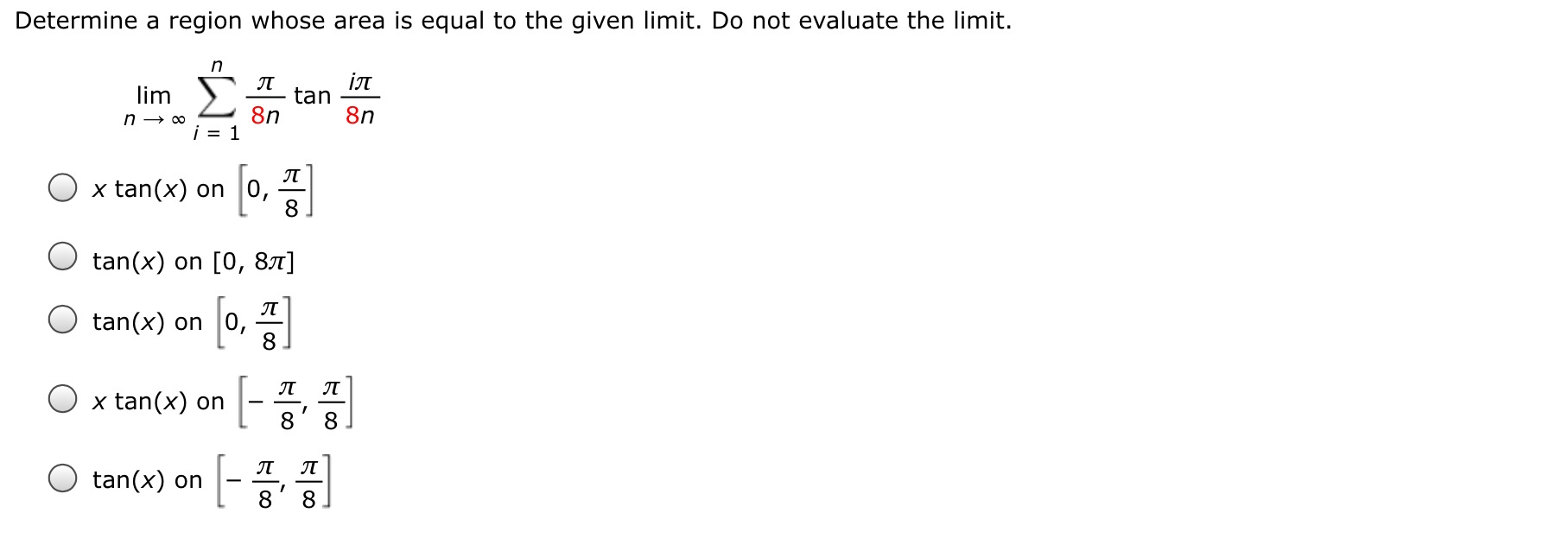 Solved Determine a region whose area is equal to the given | Chegg.com Solved Determine a region whose area is equal to the given | Chegg.com