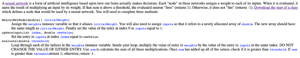 Solved A neural network is a form of artificial intelligence | Chegg.com