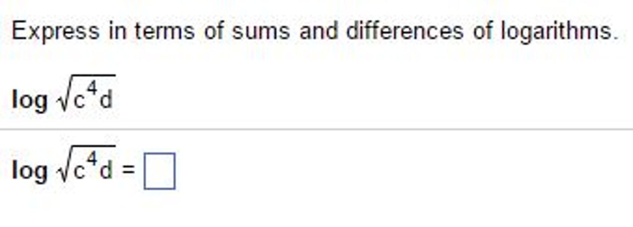 Solved Express in terms of sums and differences of | Chegg.com