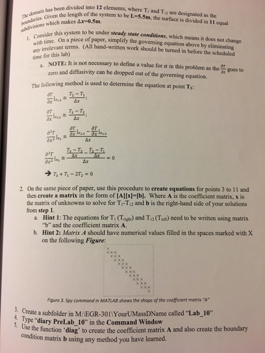 Solved b #10 Pre uction Finite Difference Method using | Chegg.com