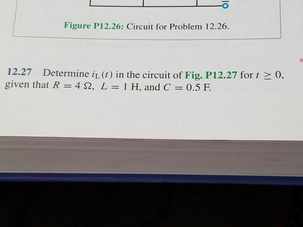 Solved Figure P12.26: Circuit for Problem 12.26. 12.27 | Chegg.com