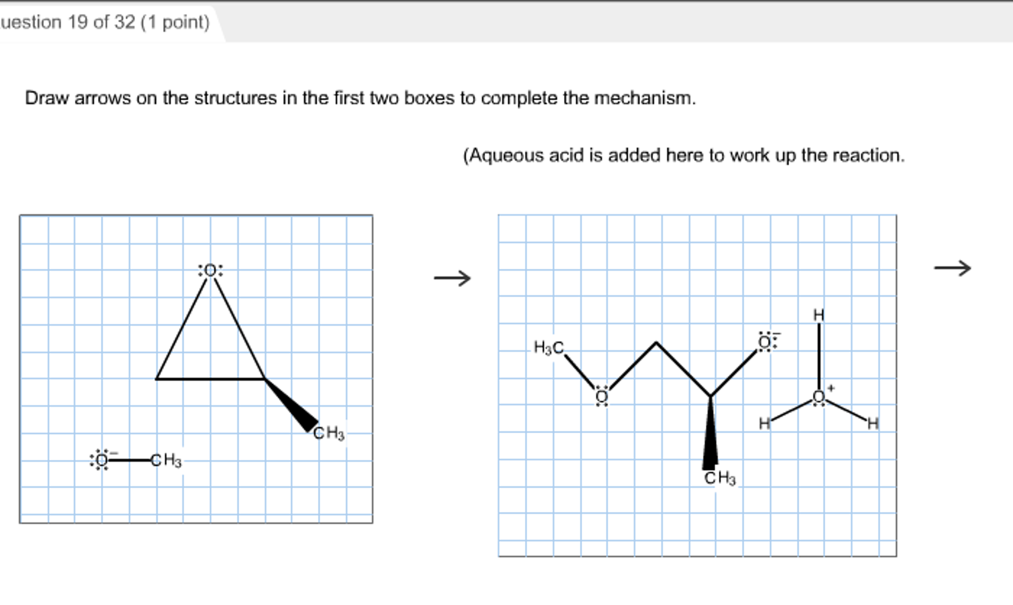 Solved Draw arrows on the structures in the first two boxes | Chegg.com