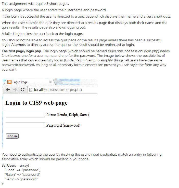 Solved This assignment will require 3 short pages. A login | Chegg.com