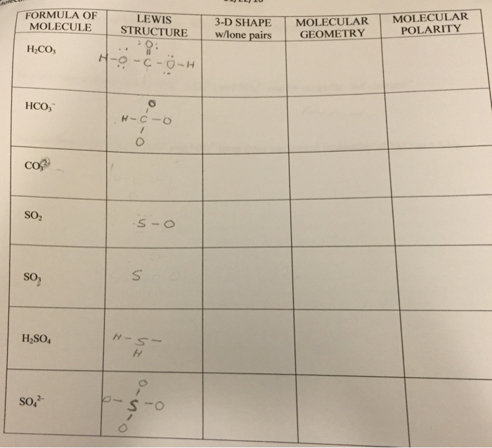 Solved -ㄒㄧㄧ-LEwis FORMULA OF LEWIS | Wlone pairs GEOMETRY | Chegg.com