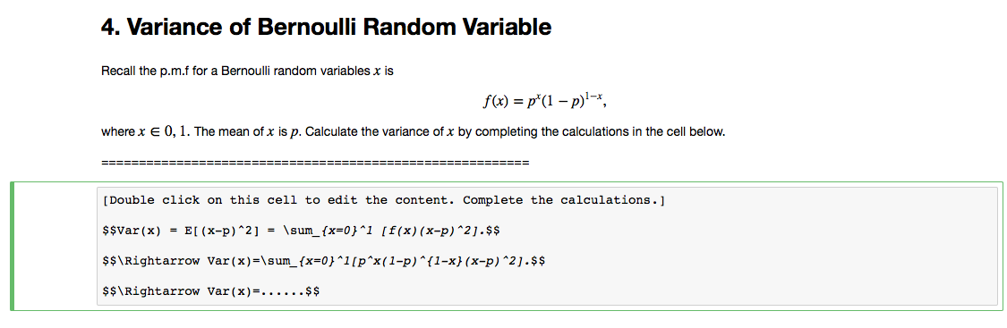 Recall the p.m.f for a Bernoulli random variables x | Chegg.com