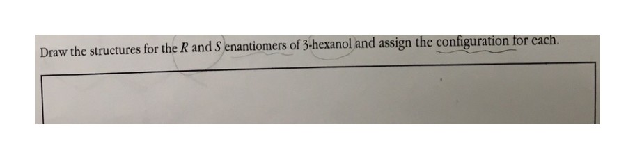 Solved Draw the structures for the R and S enantiomers of | Chegg.com