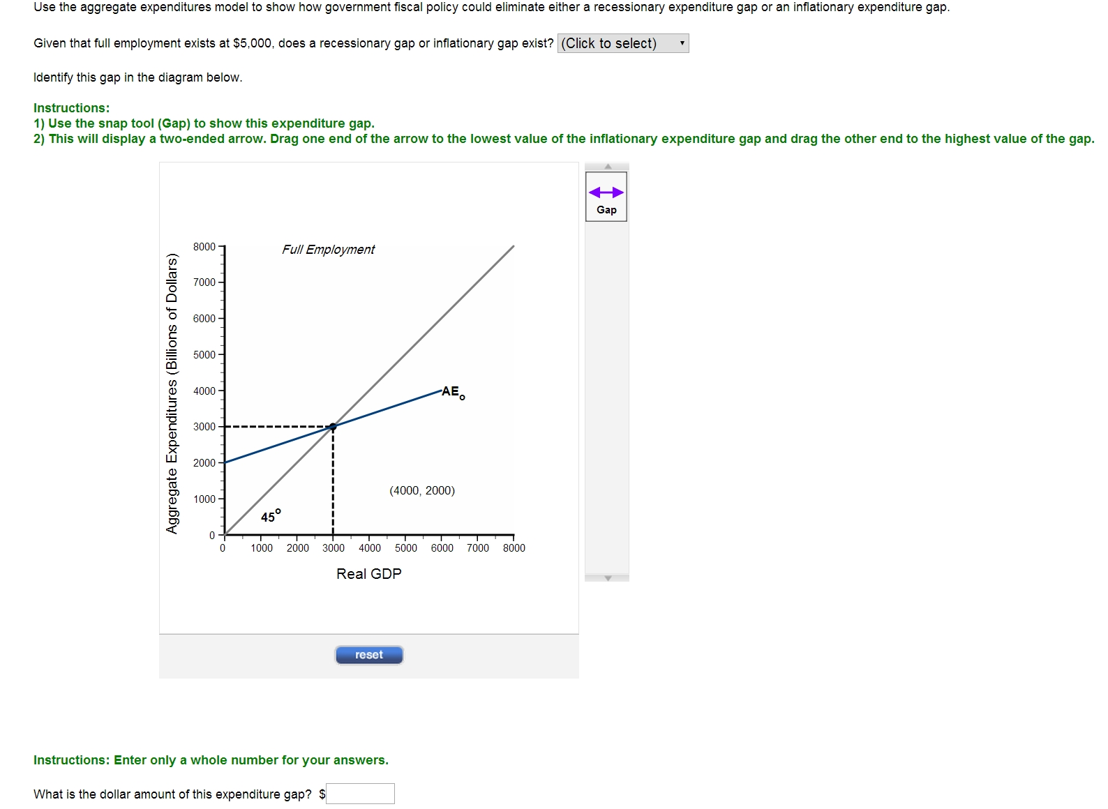 Solved Use the aggregate expenditures model to show how | Chegg.com