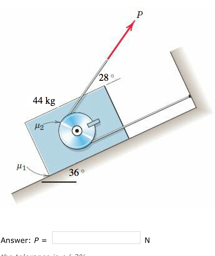 Solved Determine the value of the force P which will cause | Chegg.com