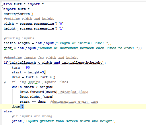 Solved Python: Modify this program to draw any polygon | Chegg.com Solved Python: Modify this program to draw any polygon | Chegg.com