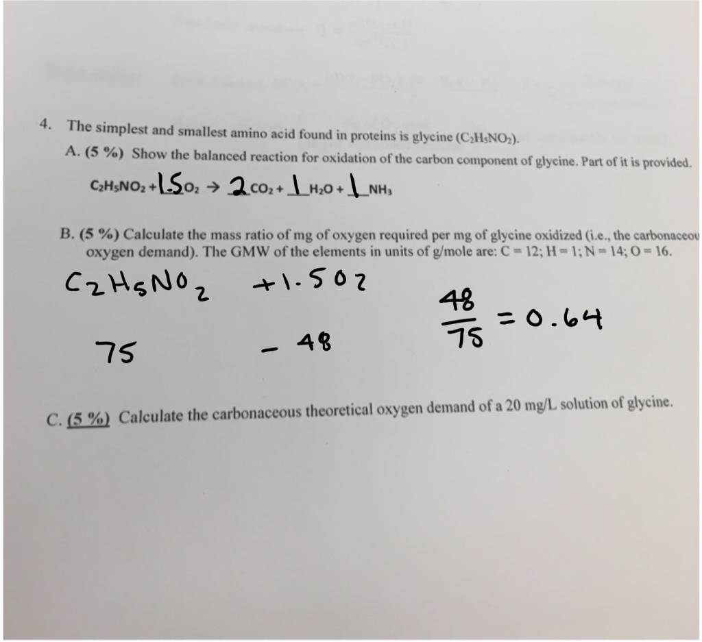 Solved 4. The simplest and smallest amino acid found in | Chegg.com
