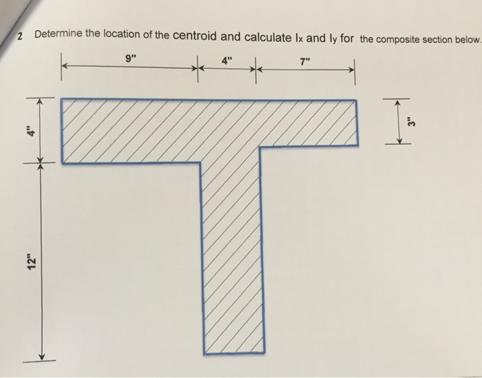 Solved: Determine The Location Of The Centroid And Calcula... | Chegg.com