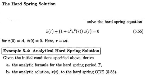 The Hard Spring Solution solve the hard spring | Chegg.com