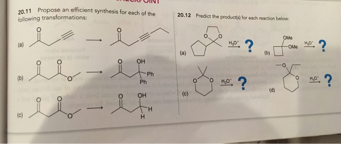 Solved Propose an efficient synthesis for each of the | Chegg.com