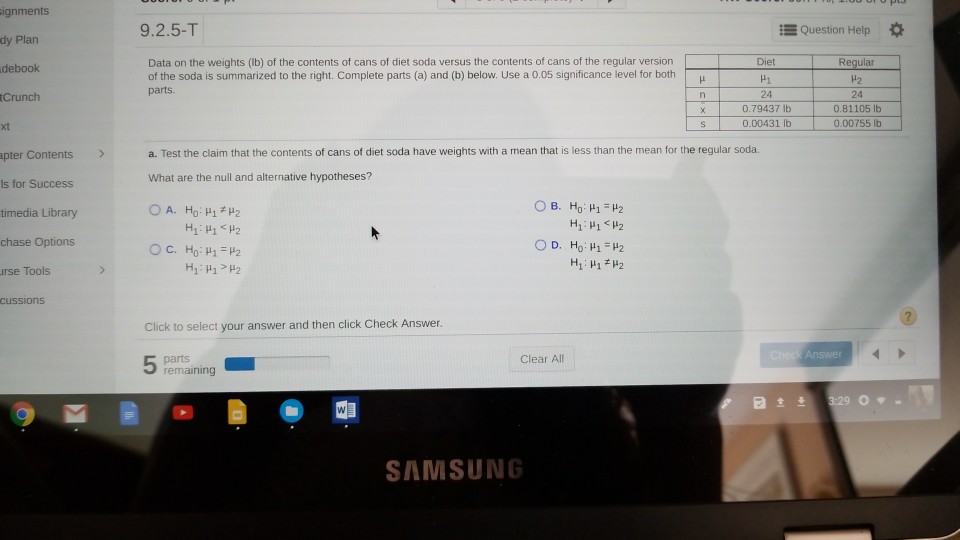 Solved ignments dy Plan debook Crunch 9.2.5-T Question Help | Chegg.com