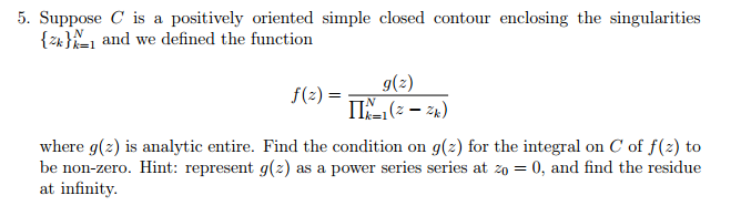 Solved 5. Suppose C is a positively oriented simple closed | Chegg.com