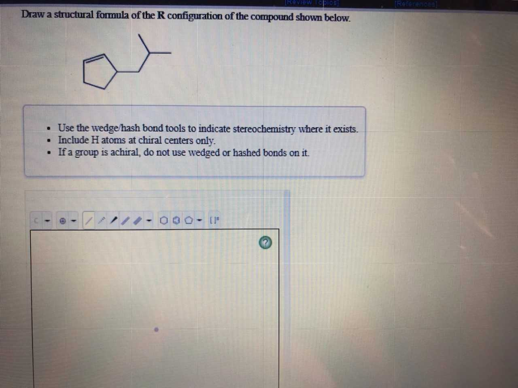 Solved Draw a structural formula of the RS configuration of | Chegg.com