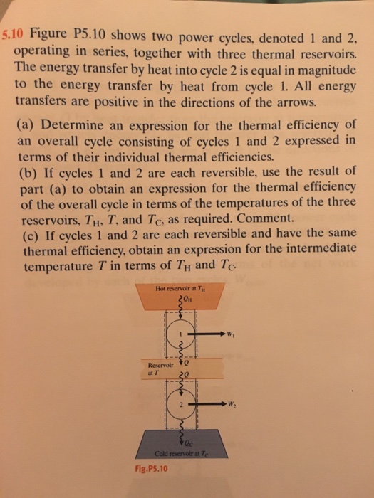 Solved Figure P5.10 shows two power cycles, denoted 1 and 2. | Chegg.com Solved Figure P5.10 shows two power cycles, denoted 1 and 2. | Chegg.com