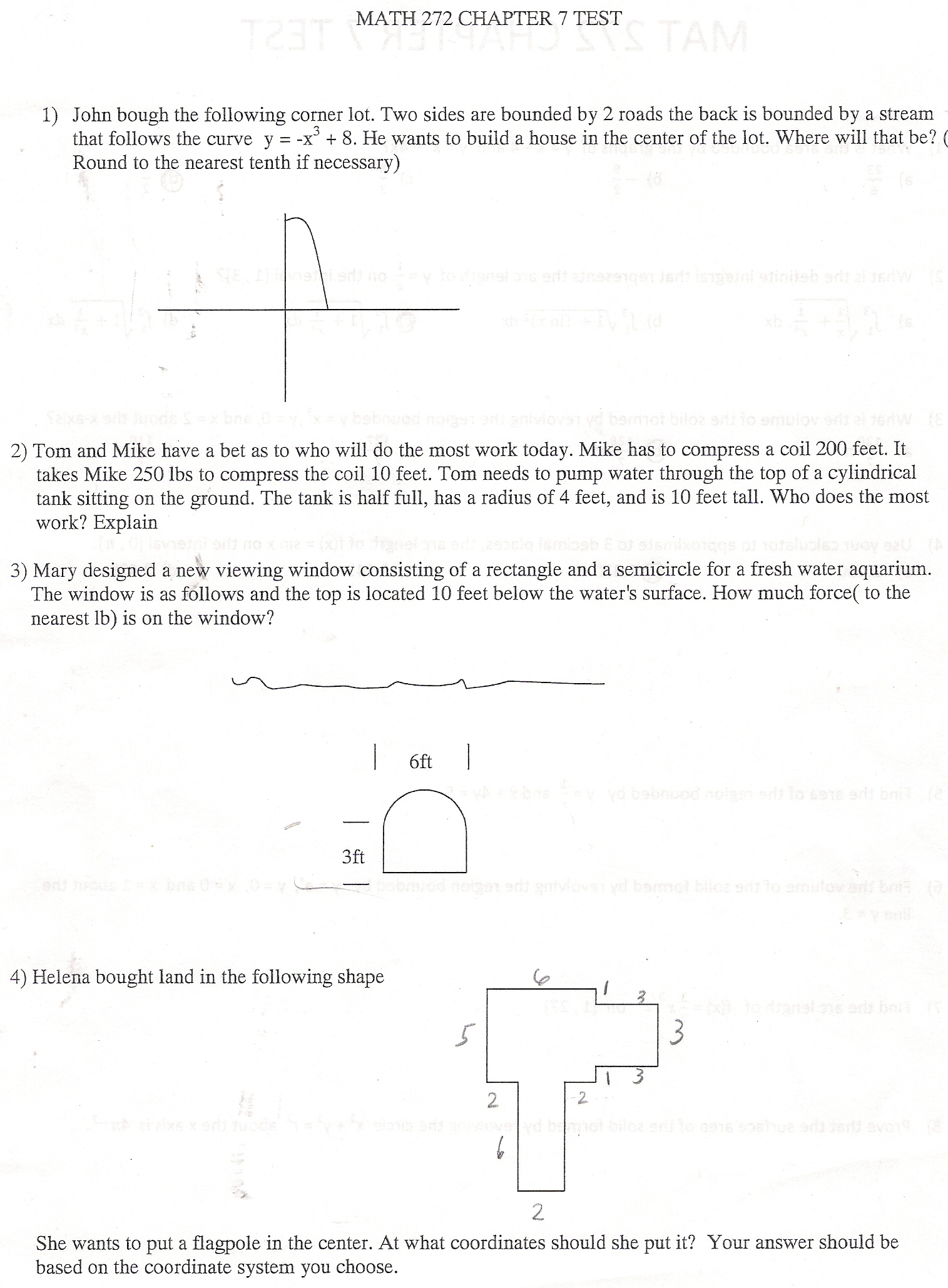 John bough the following comer lot. Two sides are | Chegg.com