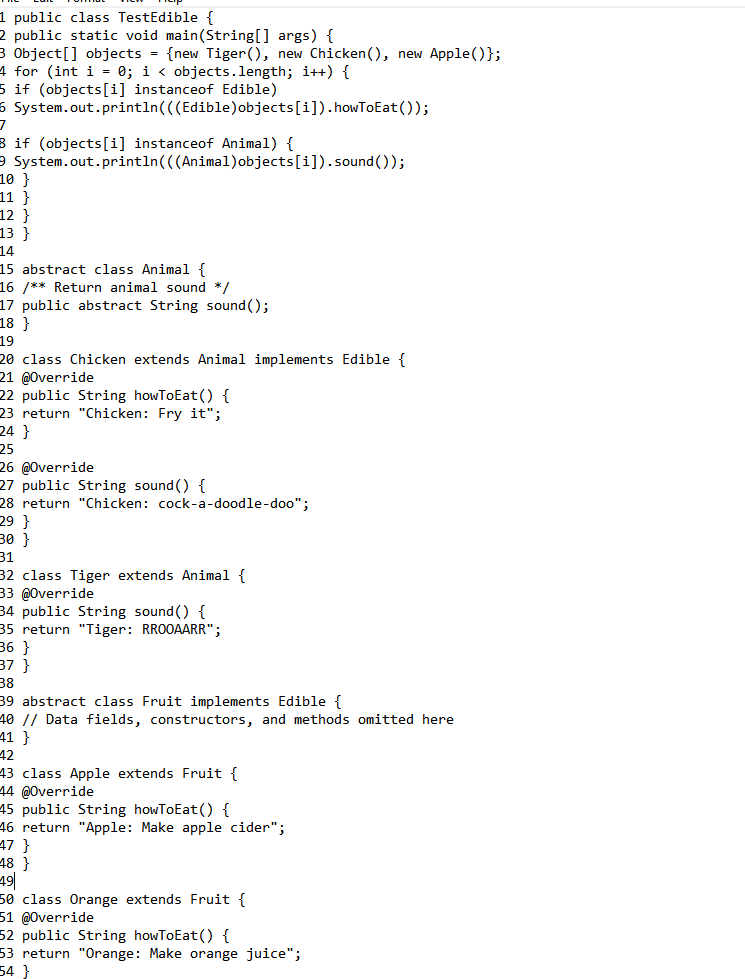 Solved Java Programming Customize any of the programs in | Chegg.com