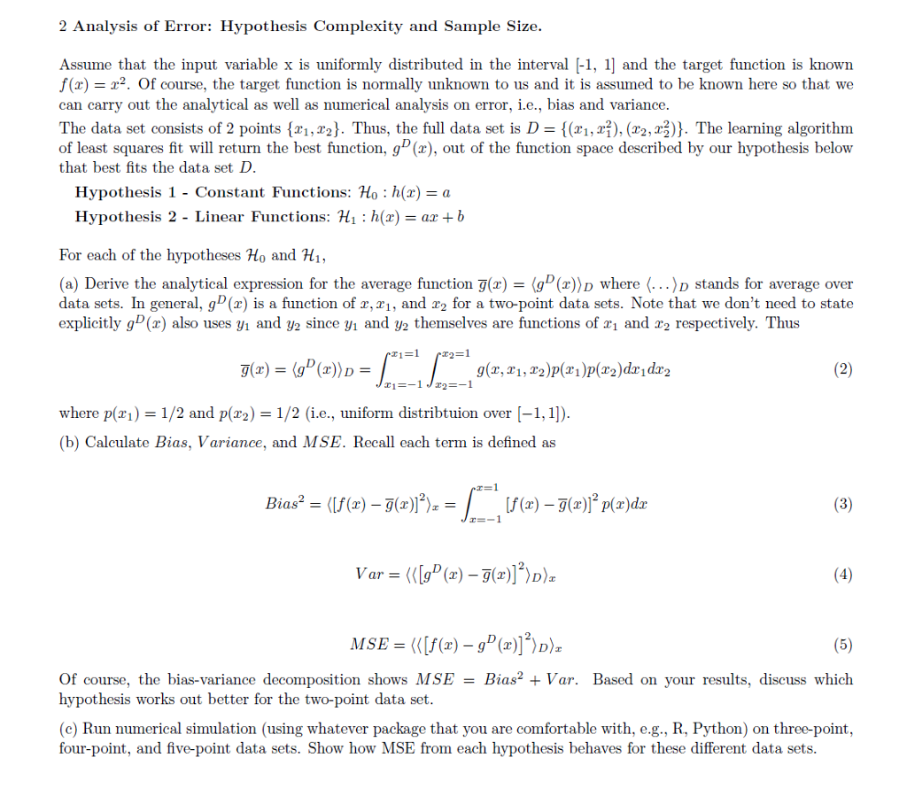 Solved Topic is Machine Learning Supervise Learning: | Chegg.com