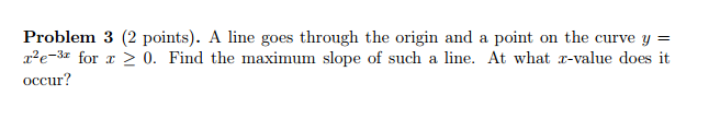 Solved A line goes through the origin and a point on the | Chegg.com