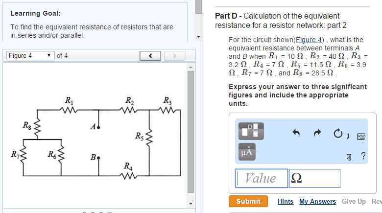 Solved To find the equation resistance of resistors that are | Chegg.com