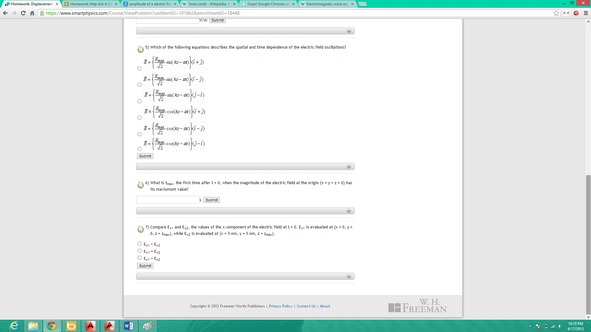Solved why isnt this correct? and whats the other answers | Chegg.com