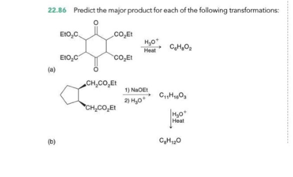 Solved 22.86 Predict the major product for each of the | Chegg.com