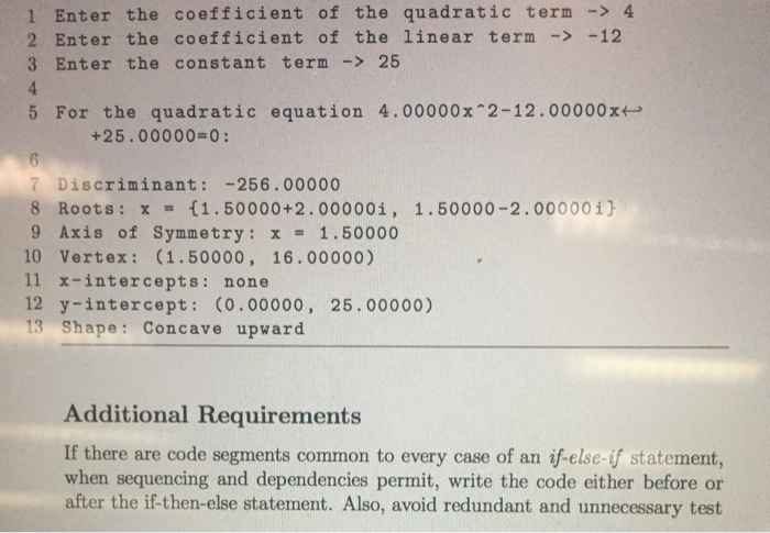 Solved Enter the coefficient of the quadratic term | Chegg.com Solved Enter the coefficient of the quadratic term | Chegg.com