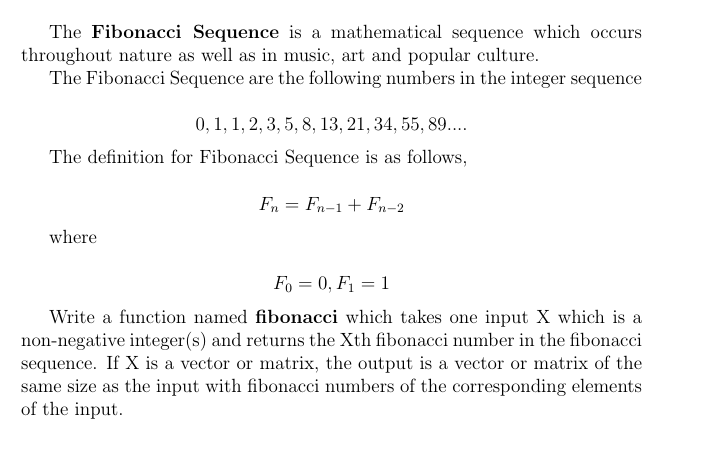 Solved The Fibonacci Sequence Is A Mathematical Sequence