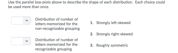 Solved Parallel box-plots displaying the distribution of | Chegg.com