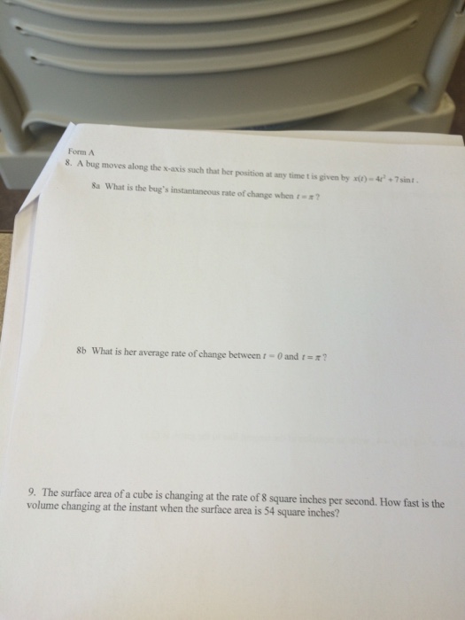 Solved A bug moves along the x-axis such that her position | Chegg.com