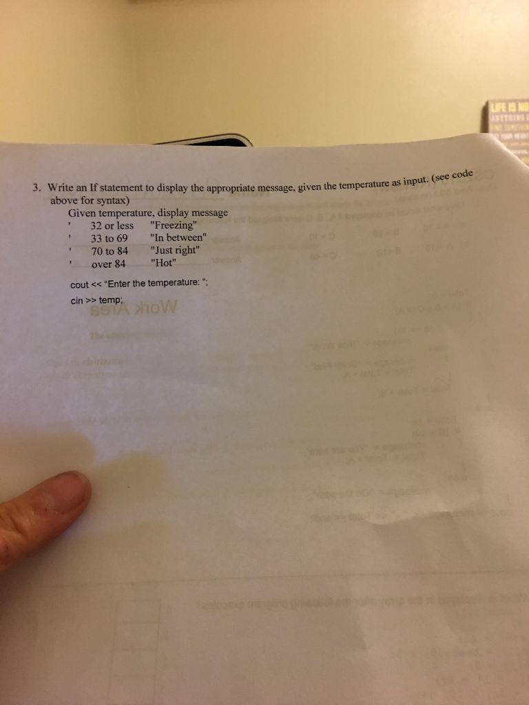 Solved Write An If Statement To Display The Appropriate Chegg solved-write-an-if-statement-to-display-the-appropriate-chegg