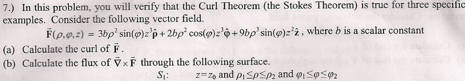 Solved In this problem, you will verify that the Curl | Chegg.com