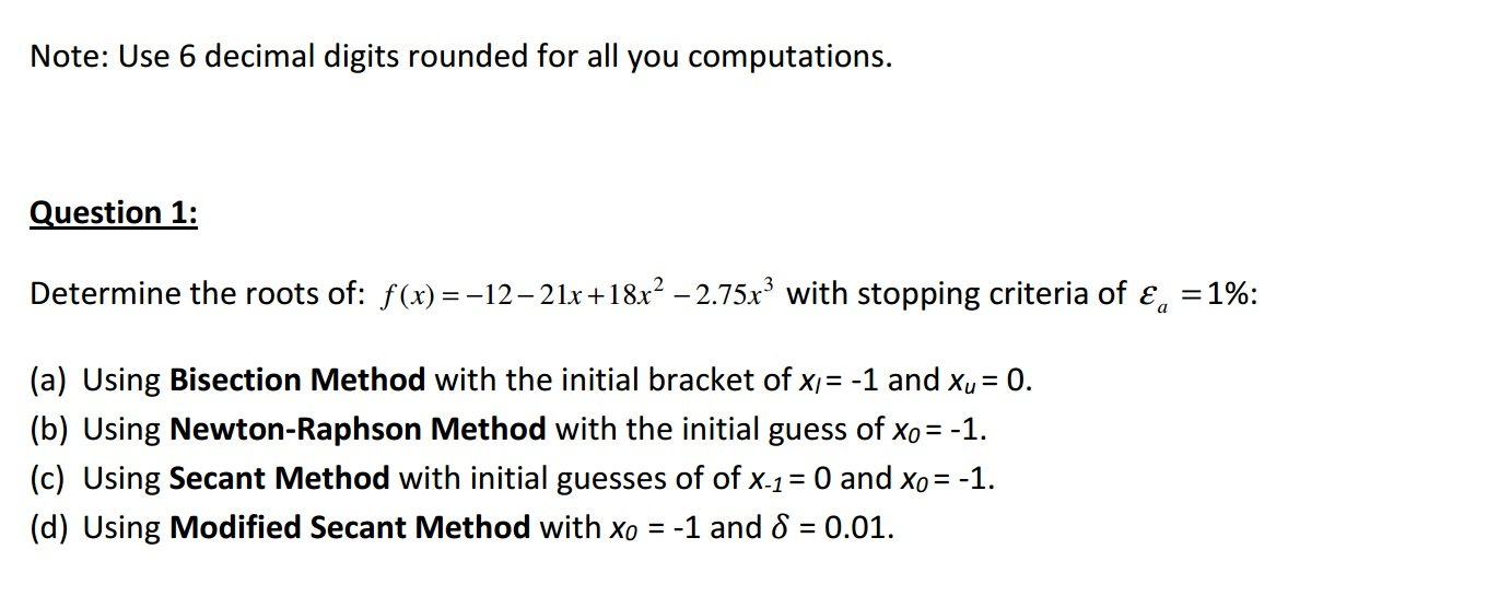 Solved Note: Use 6 decimal digits rounded for all you | Chegg.com