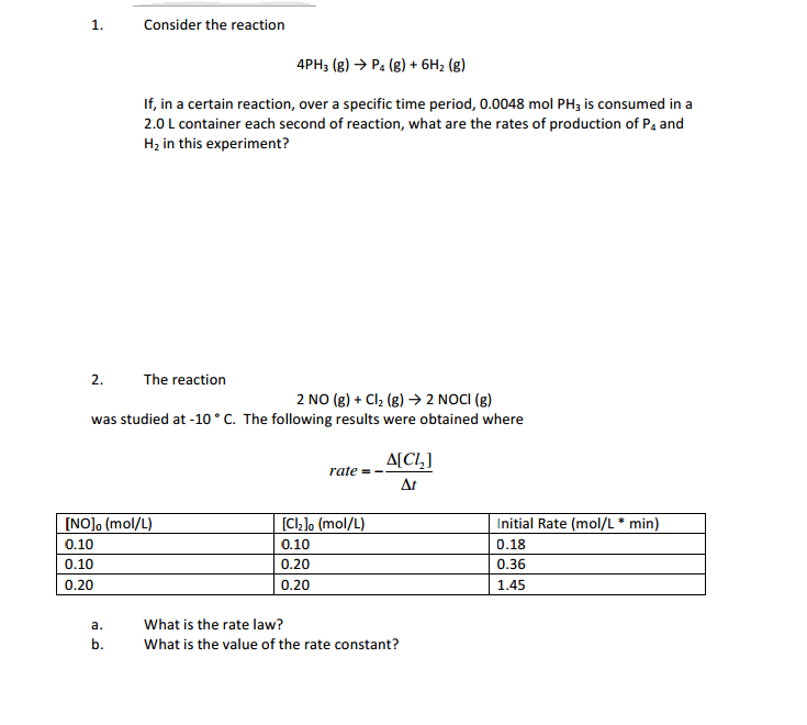 Solved Consider the reaction 4PH3 (g) P4 (g) + 6H2 (g) | Chegg.com