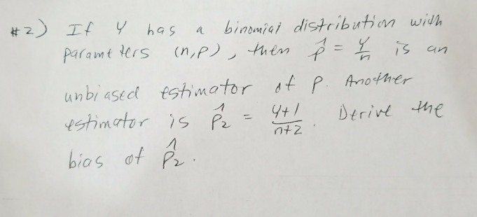 Solved If y has a binomial distribution with parameters (n, | Chegg.com
