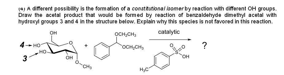 Solved acetal product that would be formed by reaction of | Chegg.com