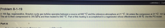 Solved previous 3 of Problem 8-1-19 A 100-hp, regenerative, | Chegg.com