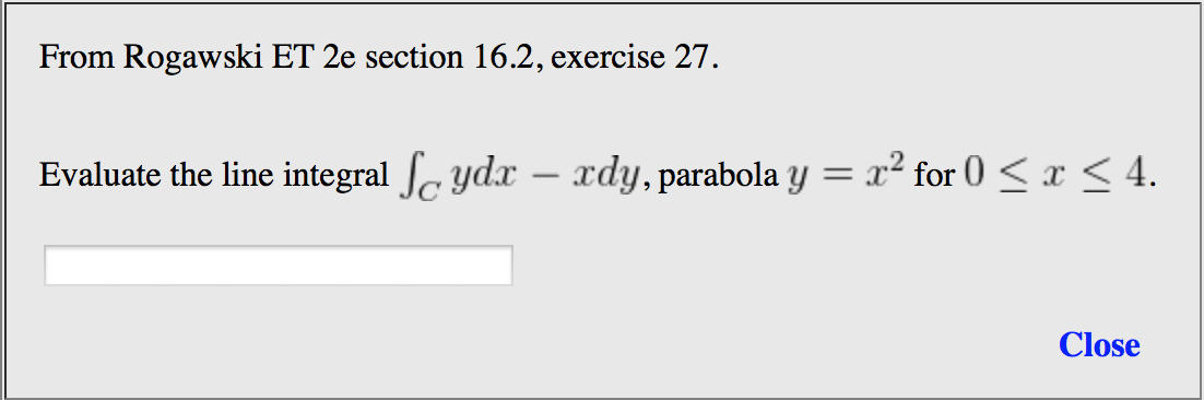 Solved Evaluate the line integral ydx - xdy, parabola if = | Chegg.com