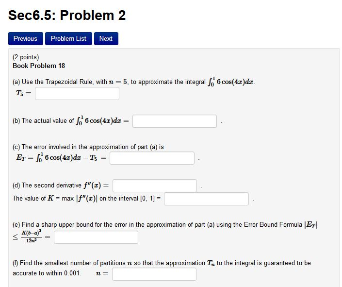 Solved Sec6.5: Problem 2 evious Problem List Next (2 points) | Chegg.com