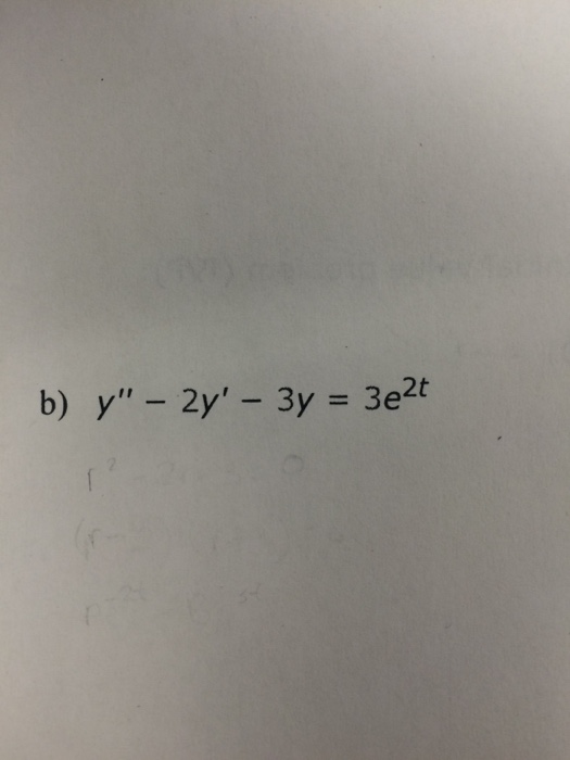 Solved Find the general solution y Solved Find the general solution y