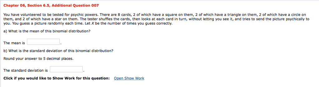 Solved Chapter 06, Section 6.5, Additional Question 007 You | Chegg.com