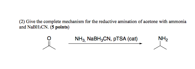 Solved (2) Give the complete mechanism for the reductive | Chegg.com