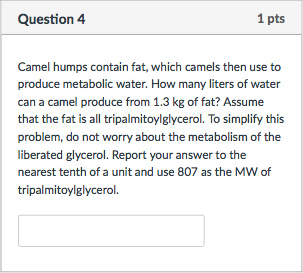 Solved Camel humps contain fat, which camels then use to | Chegg.com