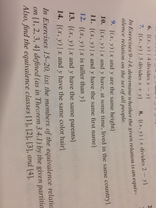 Solved Exercises 9 14 Determine Whether The Given