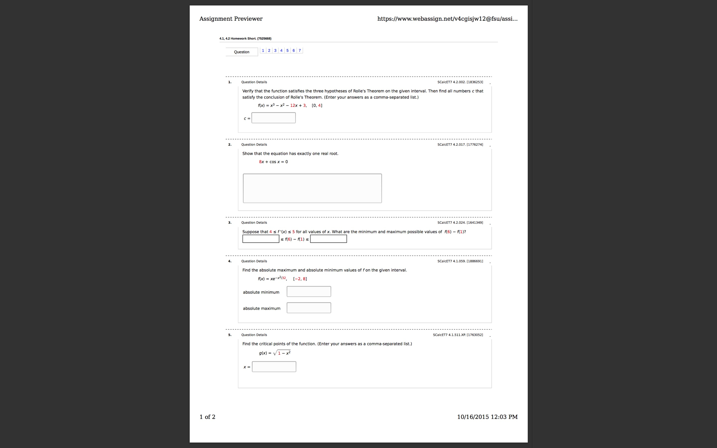Solved Verify that the function satisfies the three | Chegg.com